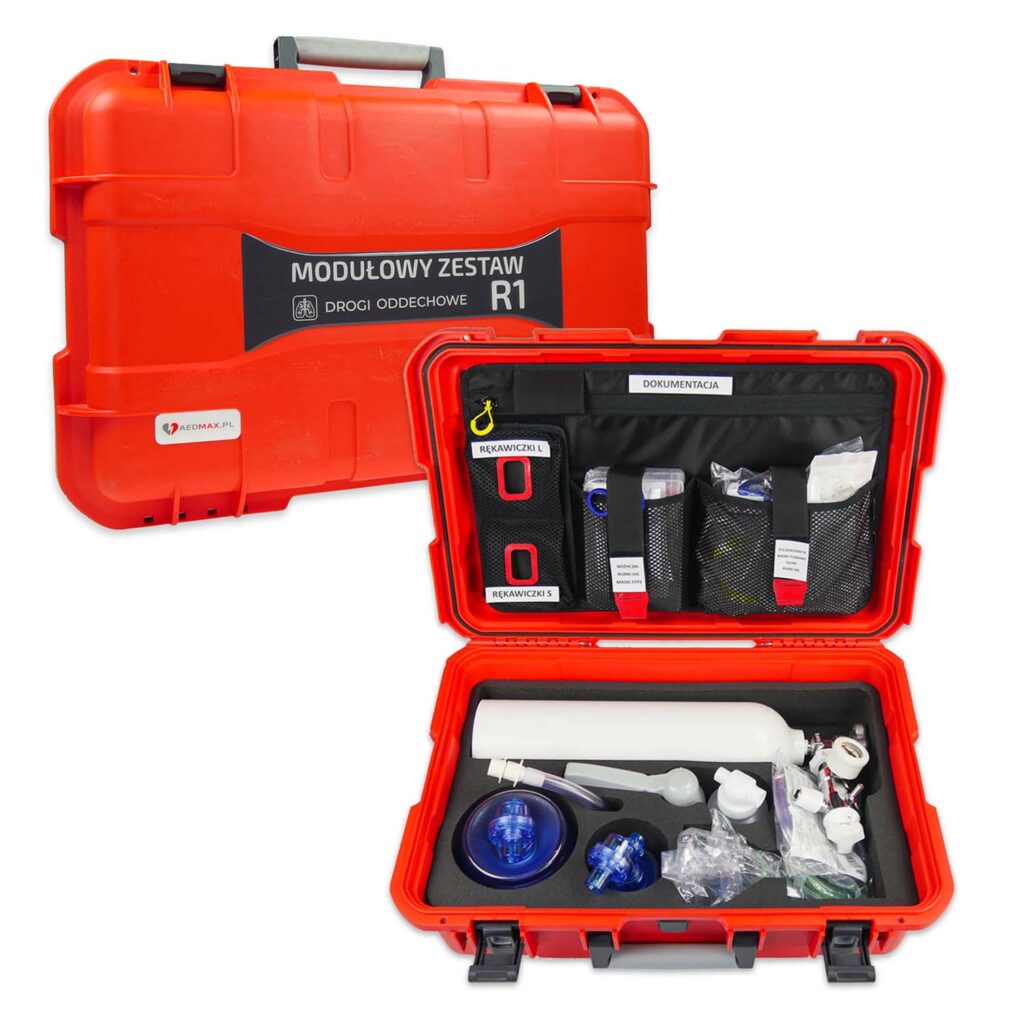 TRAUMA KIT R1 – Zestaw Walizka Tlenowa Light, zestaw do wentylacji ...